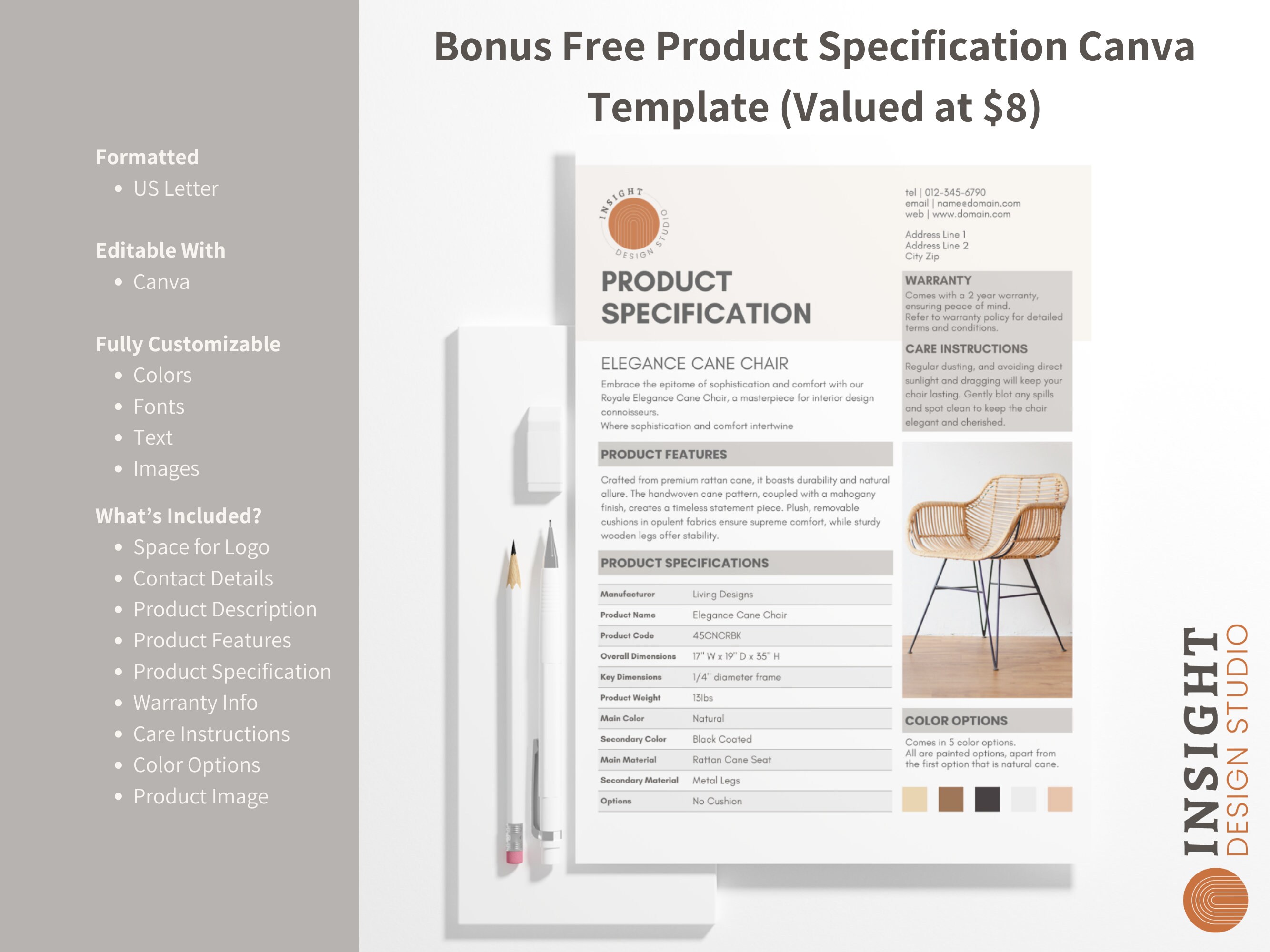 Interior Design Google Sheets FF+E Finishes Product Specification ...