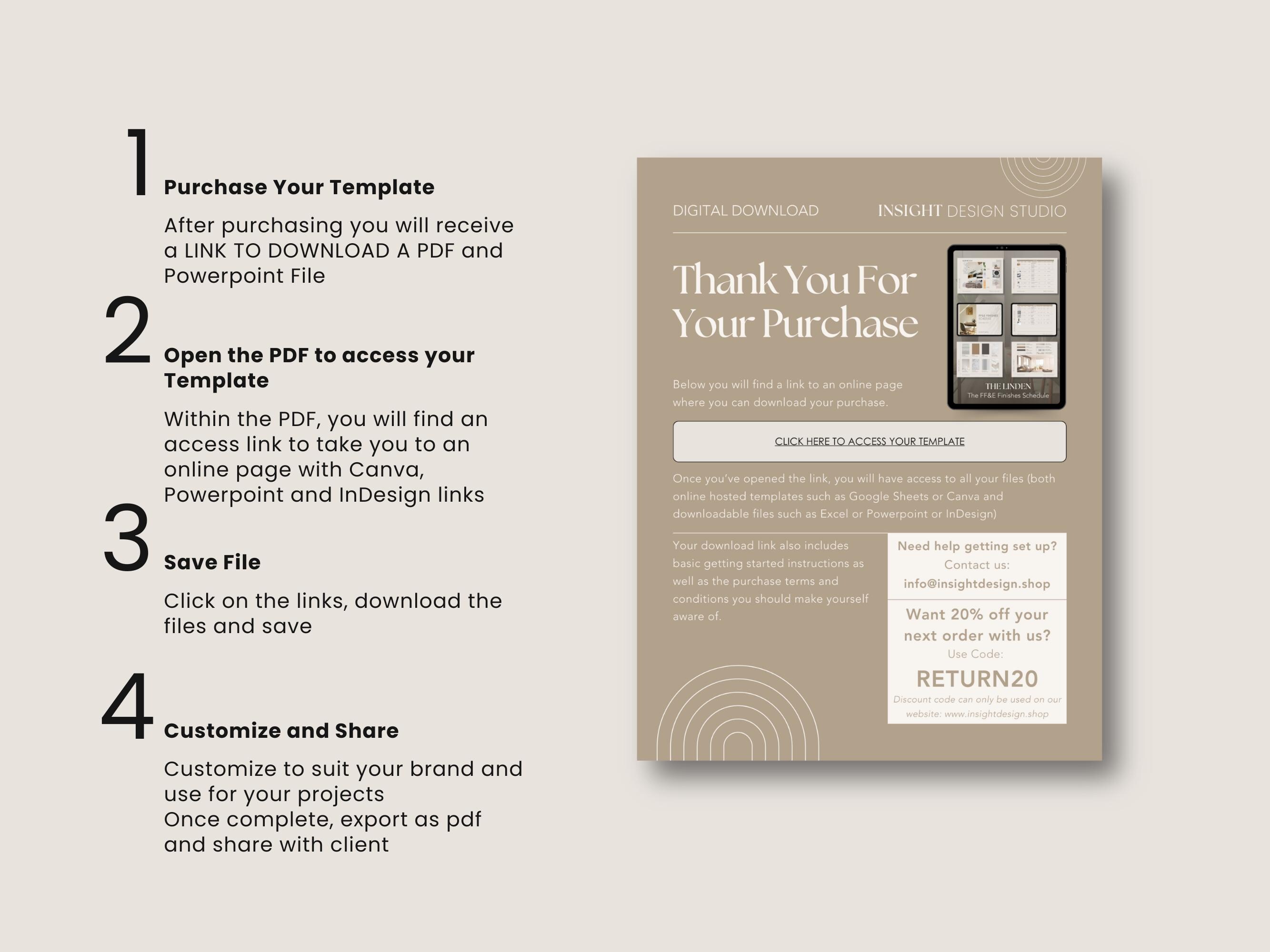 FFE Finishes Schedule for Interior Designers, Moodboard, Specification ...