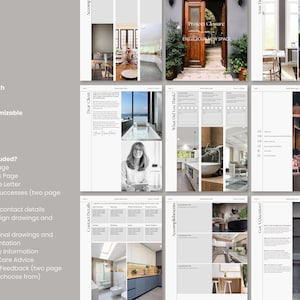 Interior Design Project Closure Packet Template - Portrait | Client ...