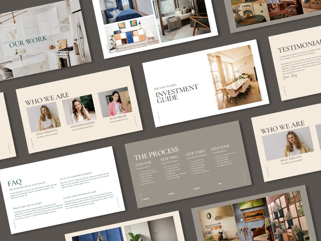 Interior Design Packages and Pricing Portfolio Template Canva ...