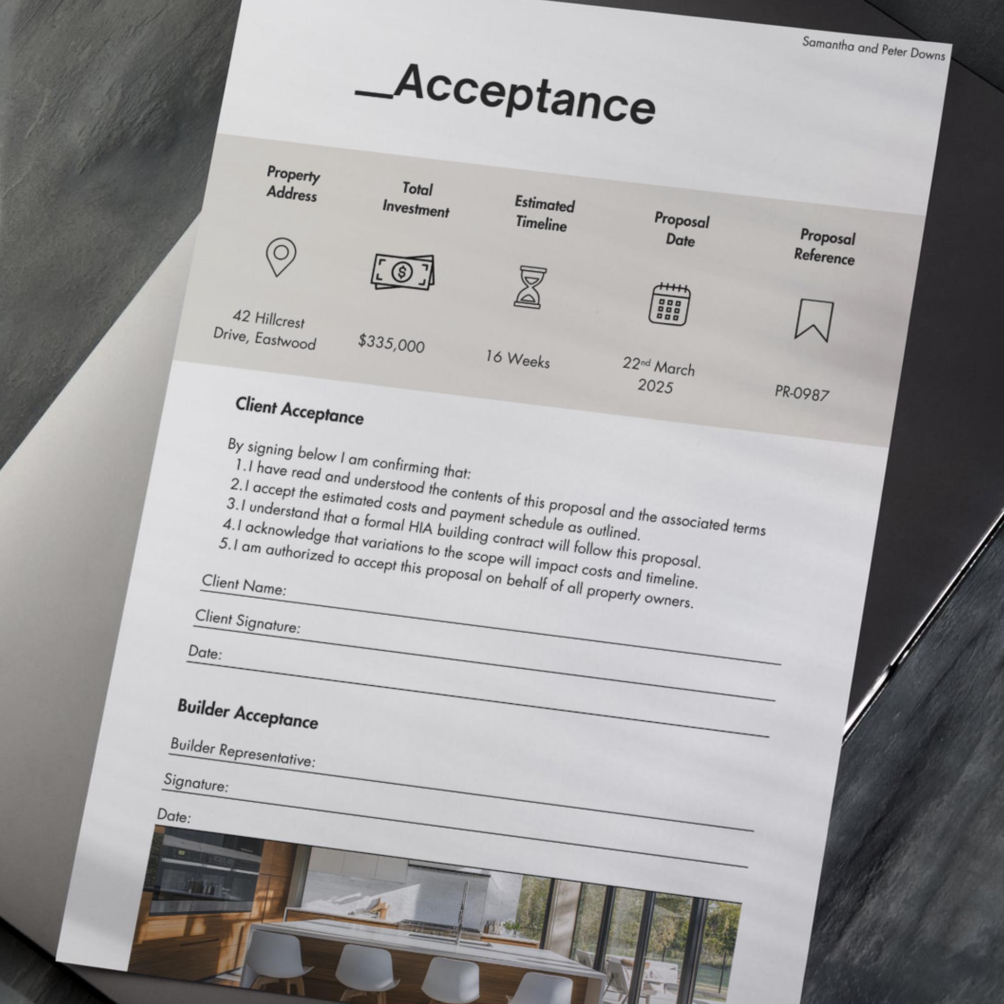 Construction Fee Proposal Template for Canva, Google Slides, Powerpoint ...