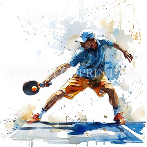 10 Ping Pong Player Clipart - High Quality JPG - Digital Download ...