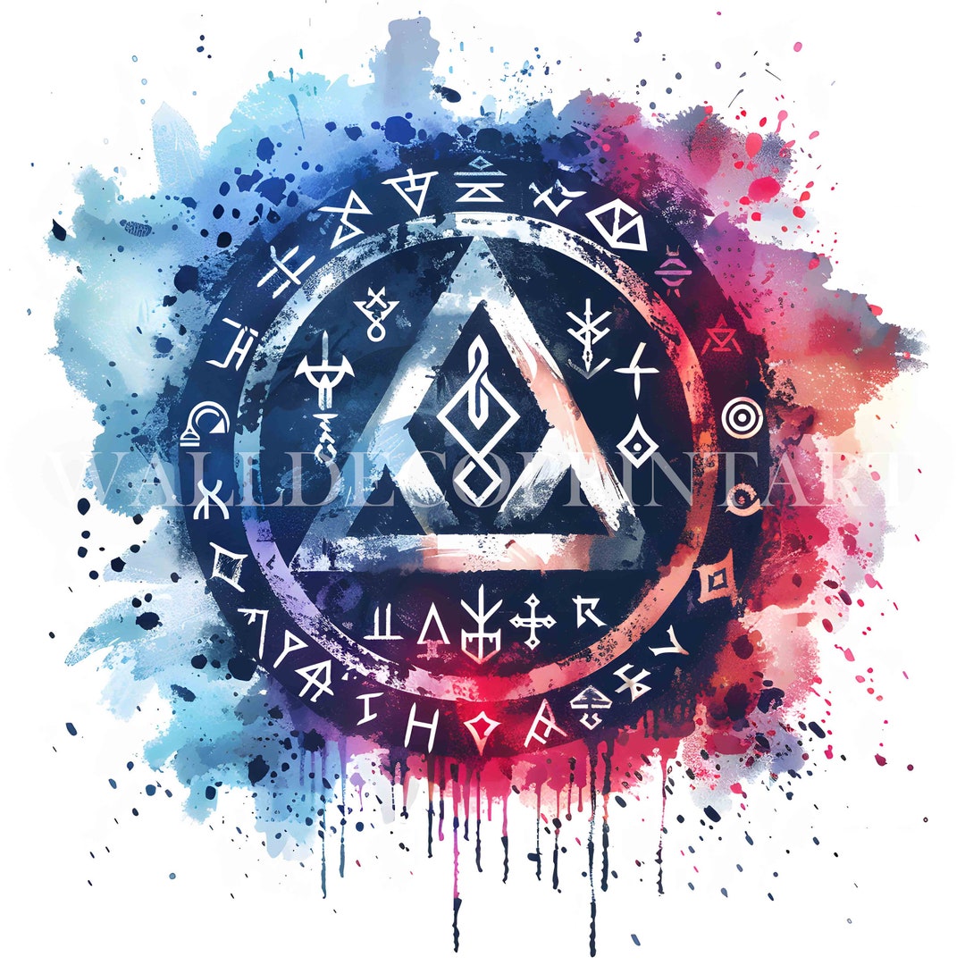 10 Viking Rune Symbols Clipart Bundle - High Quality Jpgs - Digital ...