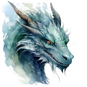 Scary Dragons Clipart - 10 High Quality Jpgs - Digital Downloads ...