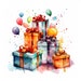 Birthday GIFTS Clipart Bundle - 14 High Quality Jpgs - Digital ...