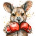 Boxing Kangaroo Clipart Bundle - 10 High Quality Jpgs - Digital ...