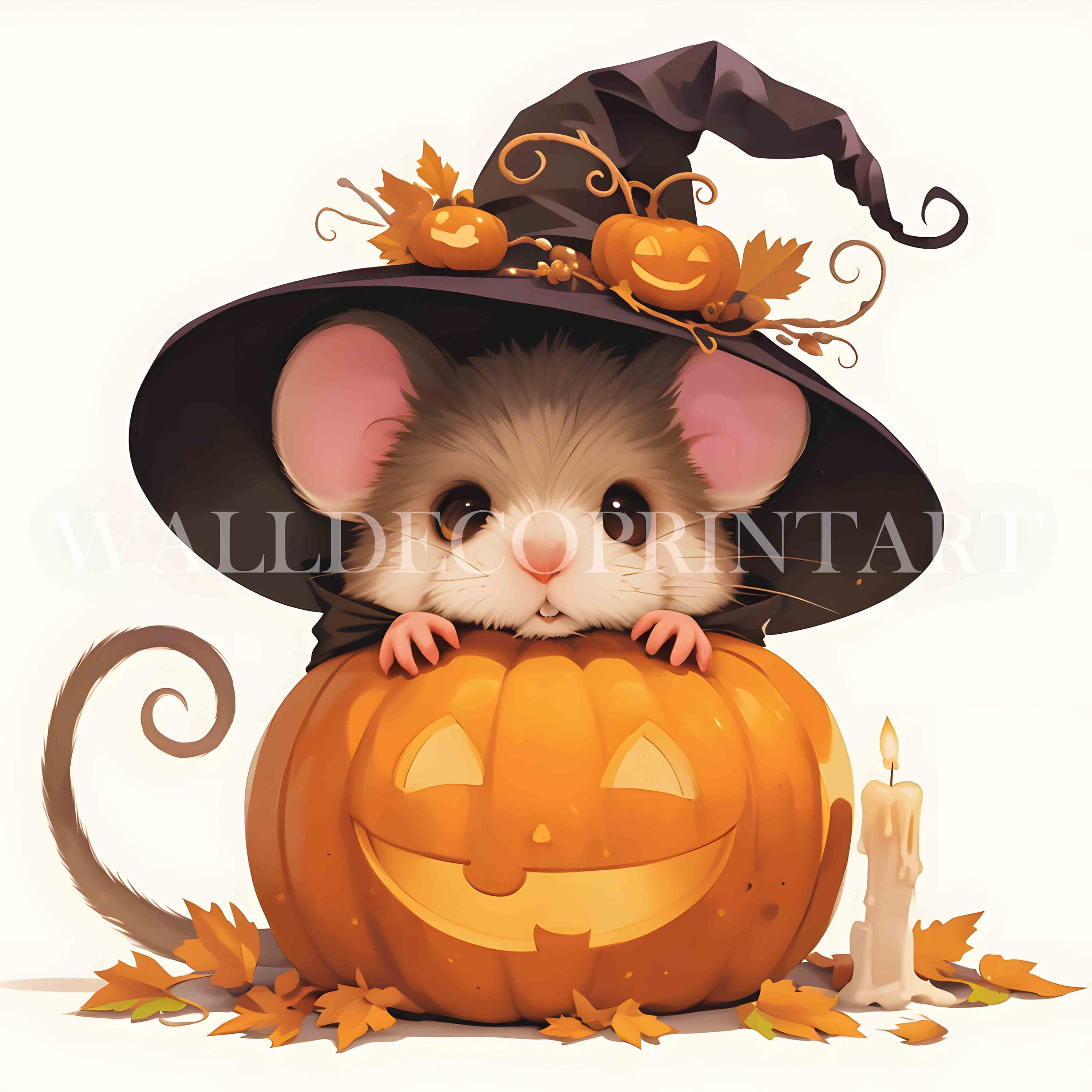 13 Cute Halloween Mouse Clipart Bundle - High Quality Images - Digital ...