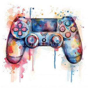Colorful Game Controller Clipart Bundle - 28 High Quality Jpgs ...