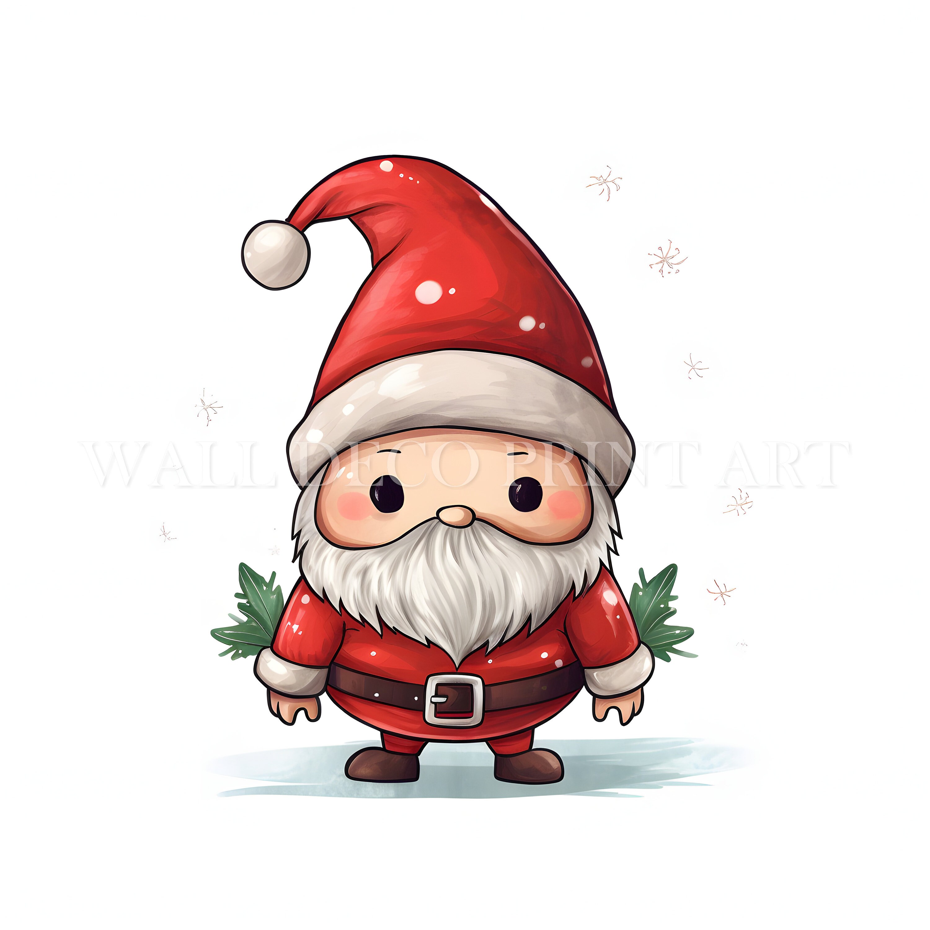 Scandi Santa Sprite Clipart Bundle 10 High Quality JPG - Etsy
