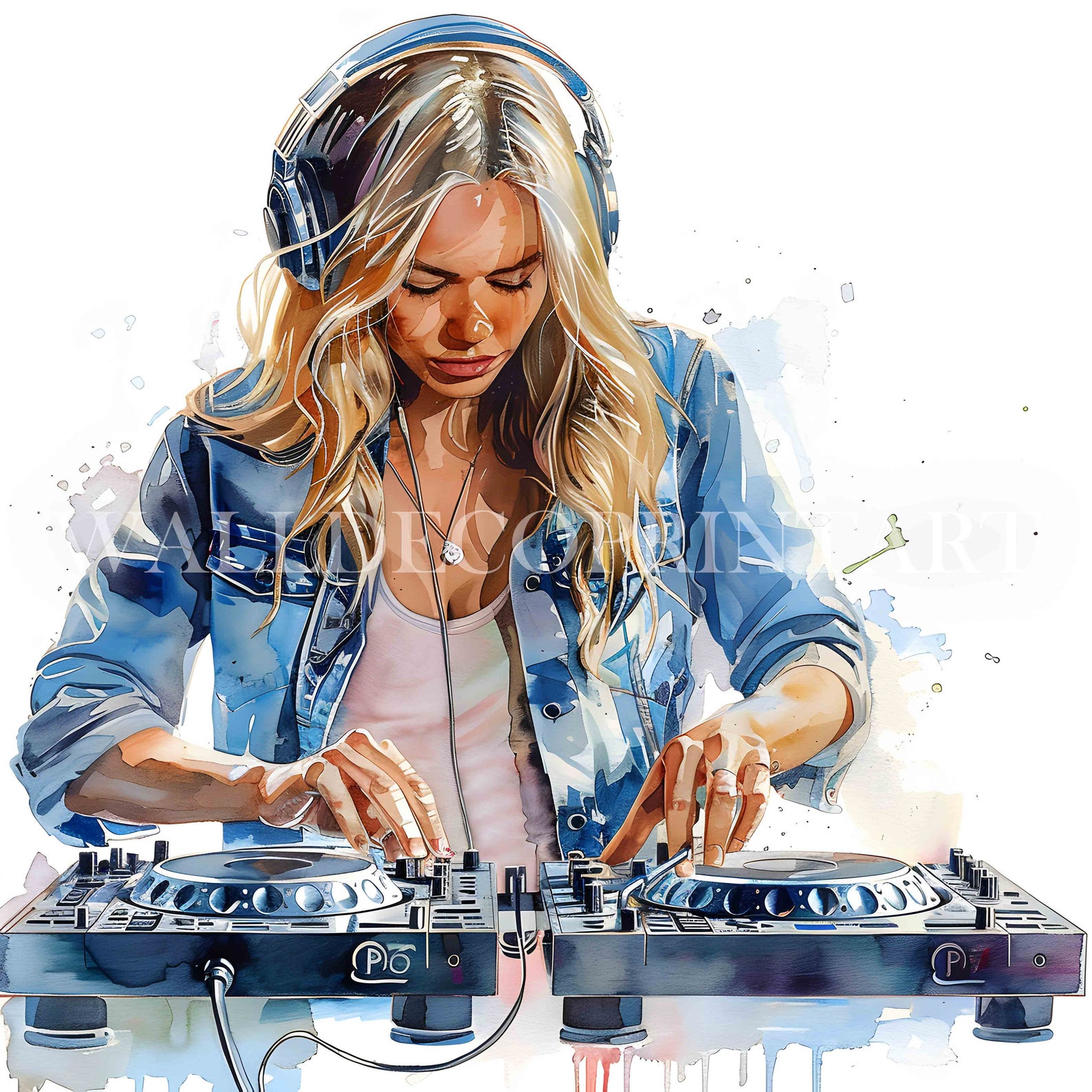 12 Jamming DJ Clipart - PNG Transparent High Quality - Digital Download ...