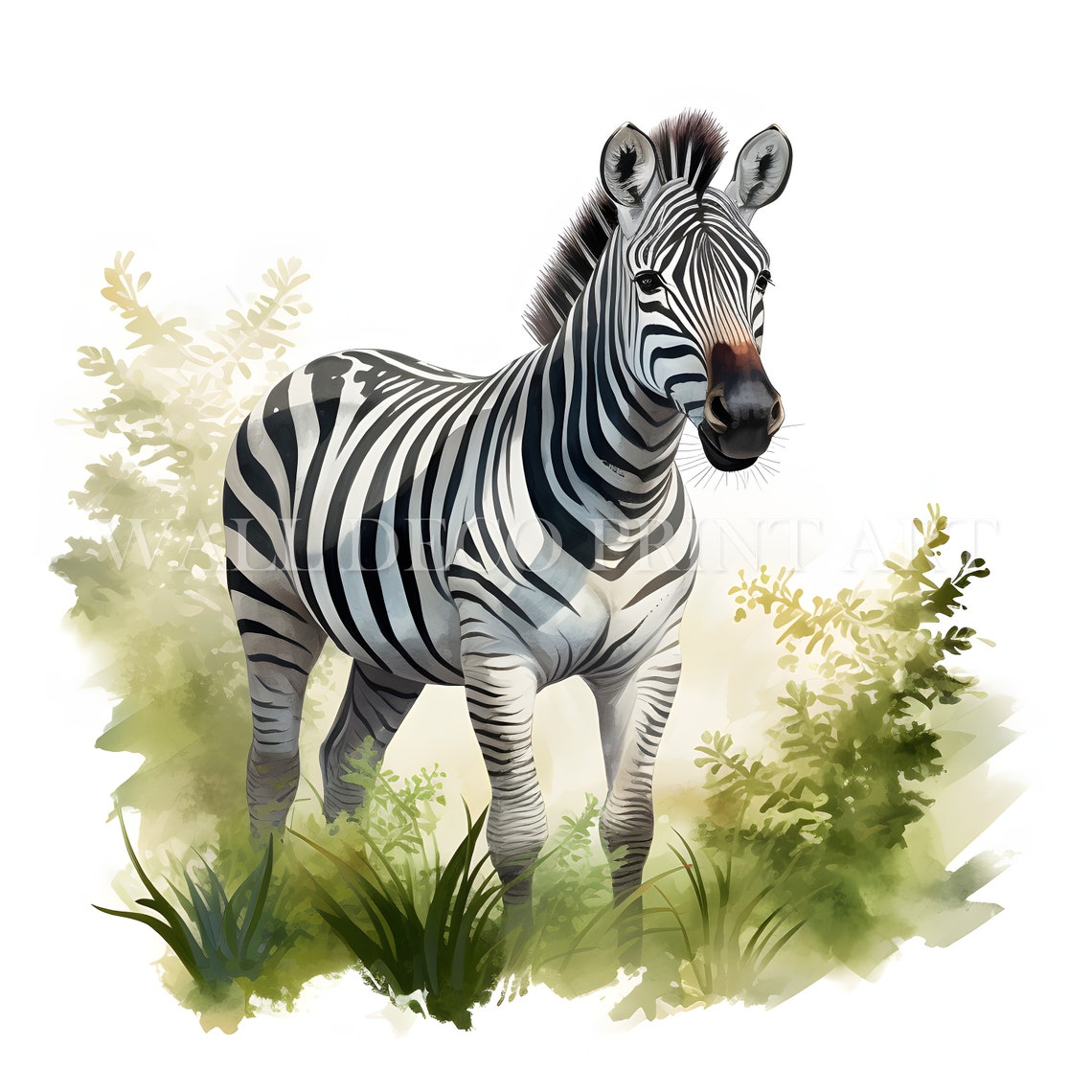 Beautiful ZEBRA Clipart Bundle - 10 High Quality Jpgs - Digital ...