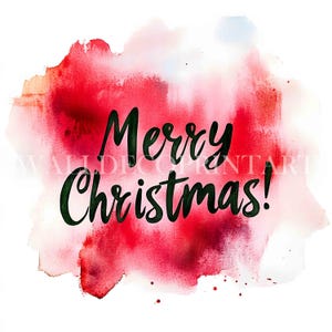 Cute Merry Christmas Text Clipart Bundle - 10 High Quality JPG ...