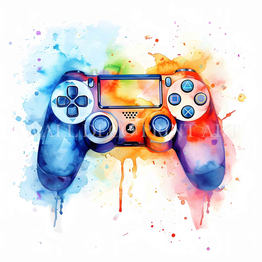 Colorful Game Controller Clipart Bundle - 28 High Quality Jpgs ...