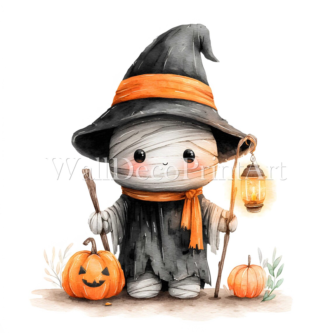 9 Cute Halloween Mummy Clipart Bundle - High Quality Images - Digital ...