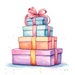 Birthday GIFTS Pastel Clipart Bundle - 10 High Quality JPG - Digital ...