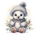 Cute Christmas Koala Clipart Bundle 10 High Quality JPG Digital ...
