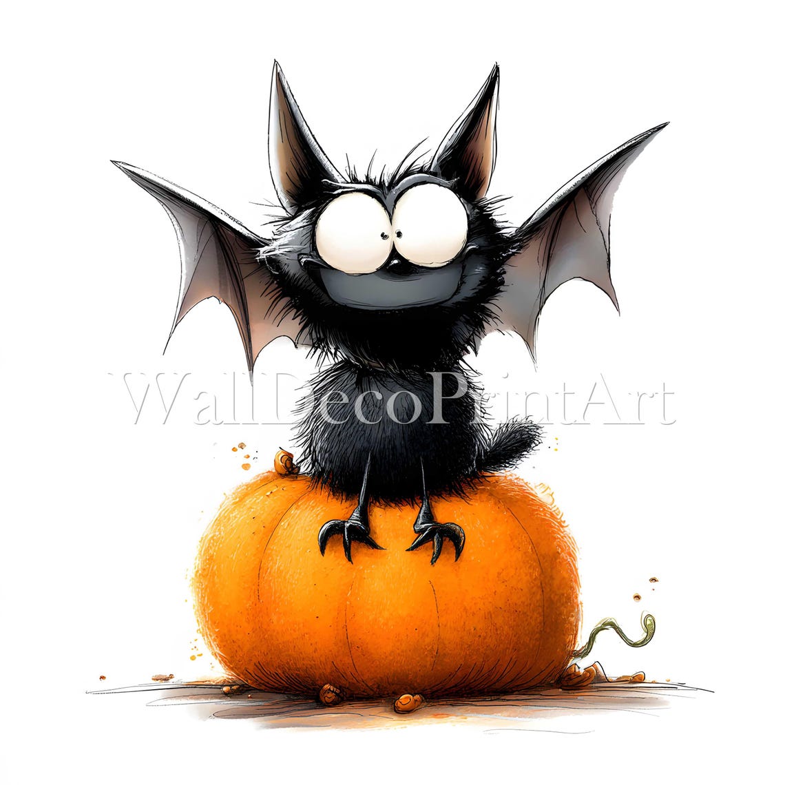 10 Quirky Halloween Cat Clipart Bundle - High Quality Images - Digital ...