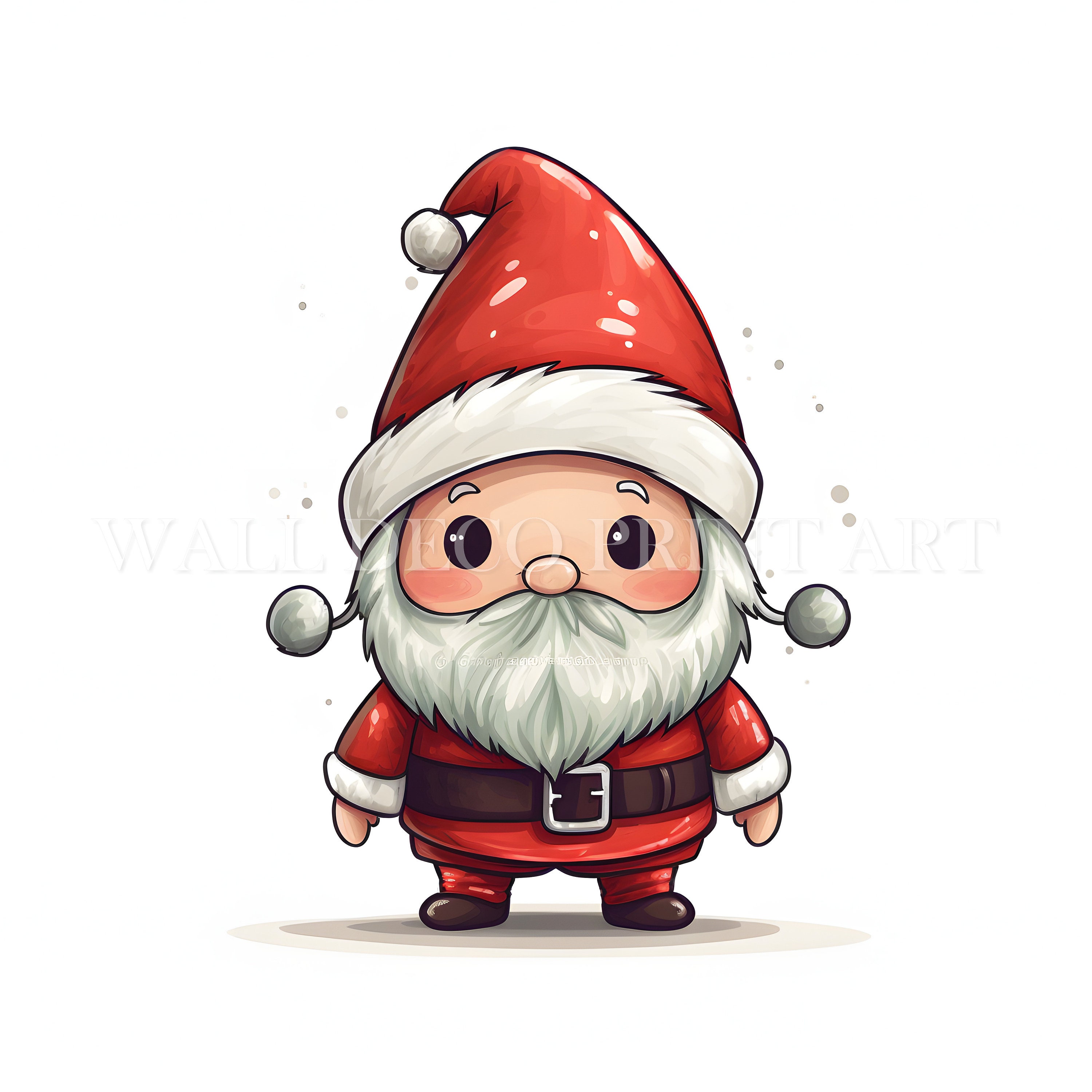 Scandi Santa Sprite Clipart Bundle 10 High Quality JPG - Etsy