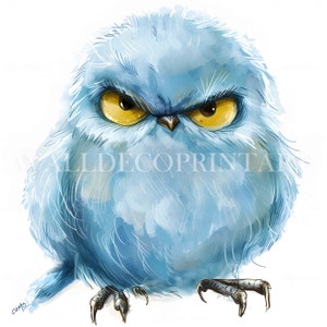 11 Cute Grumpy Bird Clipart Bundle - High Quality Jpgs - Digital ...