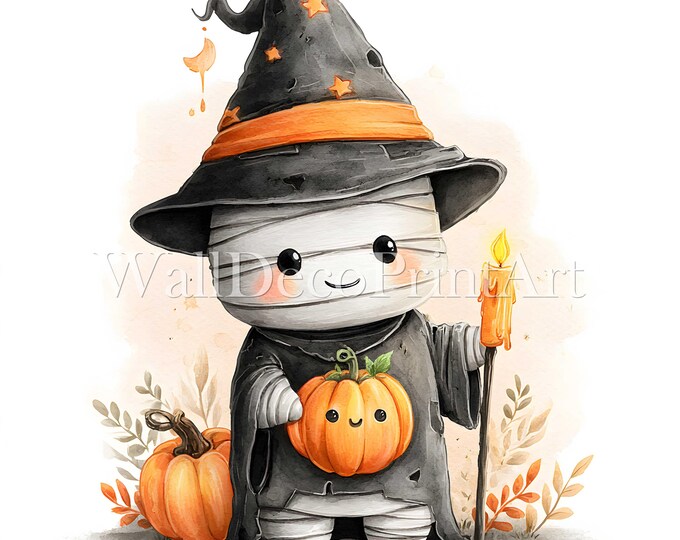 9 Cute Halloween Mummy Clipart Bundle - High Quality Images - Digital ...