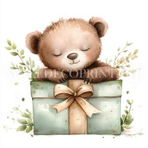 Birthday BEARS Clipart Bundle 16 High Quality Jpgs Digital Downloads ...