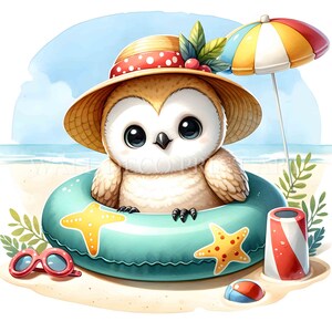 SUMMER ANIMALS SET 2 Clipart Bundle - 10 High Quality Jpgs - Digital ...