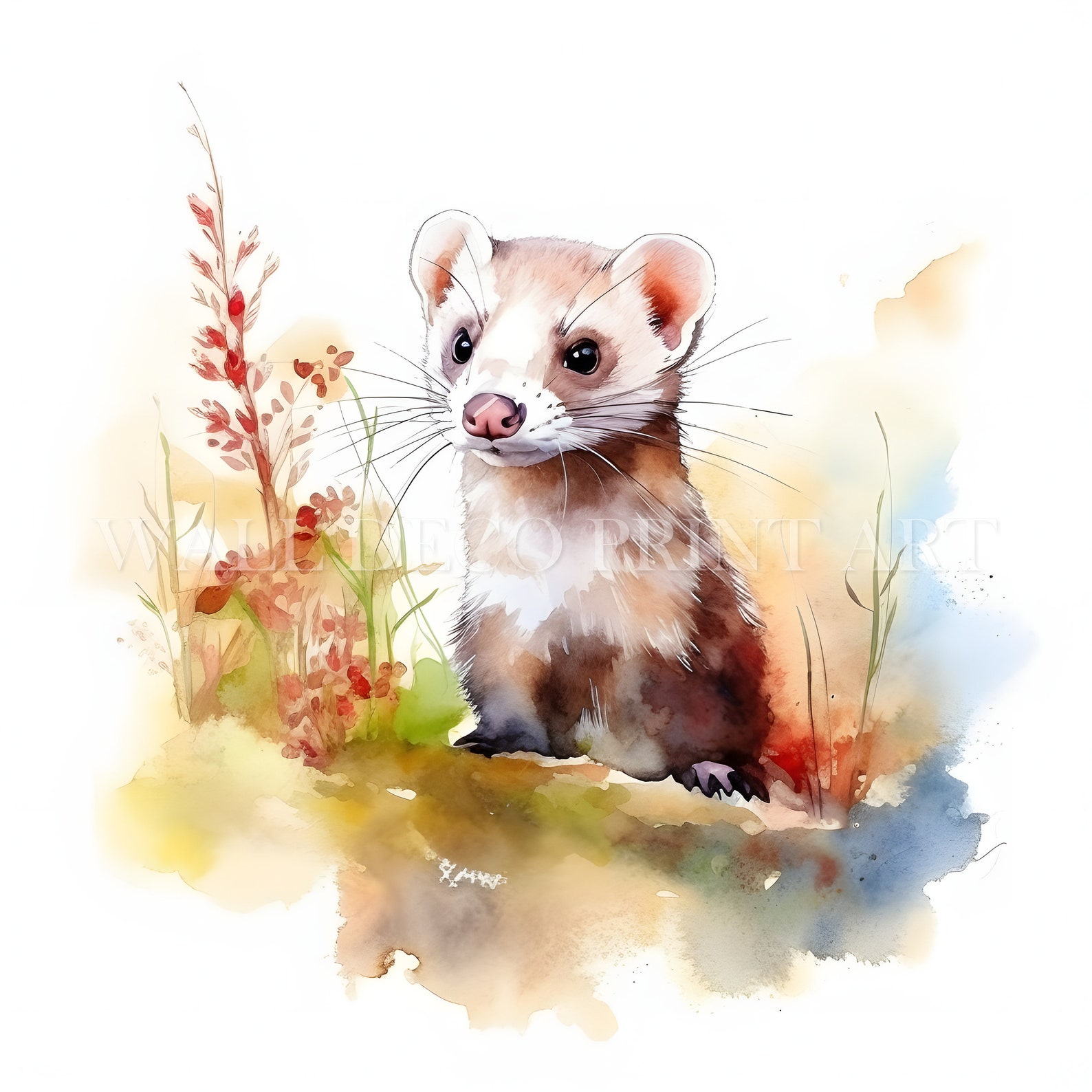 Beautiful FERRET Clipart Bundle - 10 High Quality Jpgs - Digital ...