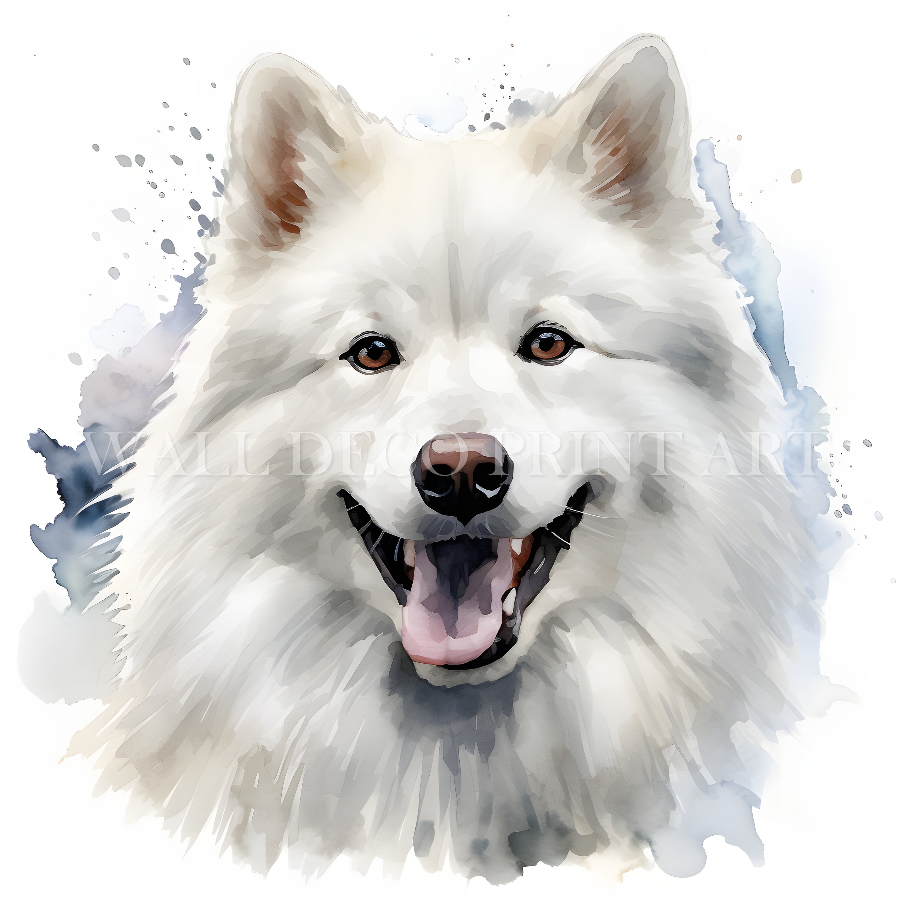 Cute Samoyed Clipart Bundle 10 High Quality Jpgs Digital - Etsy