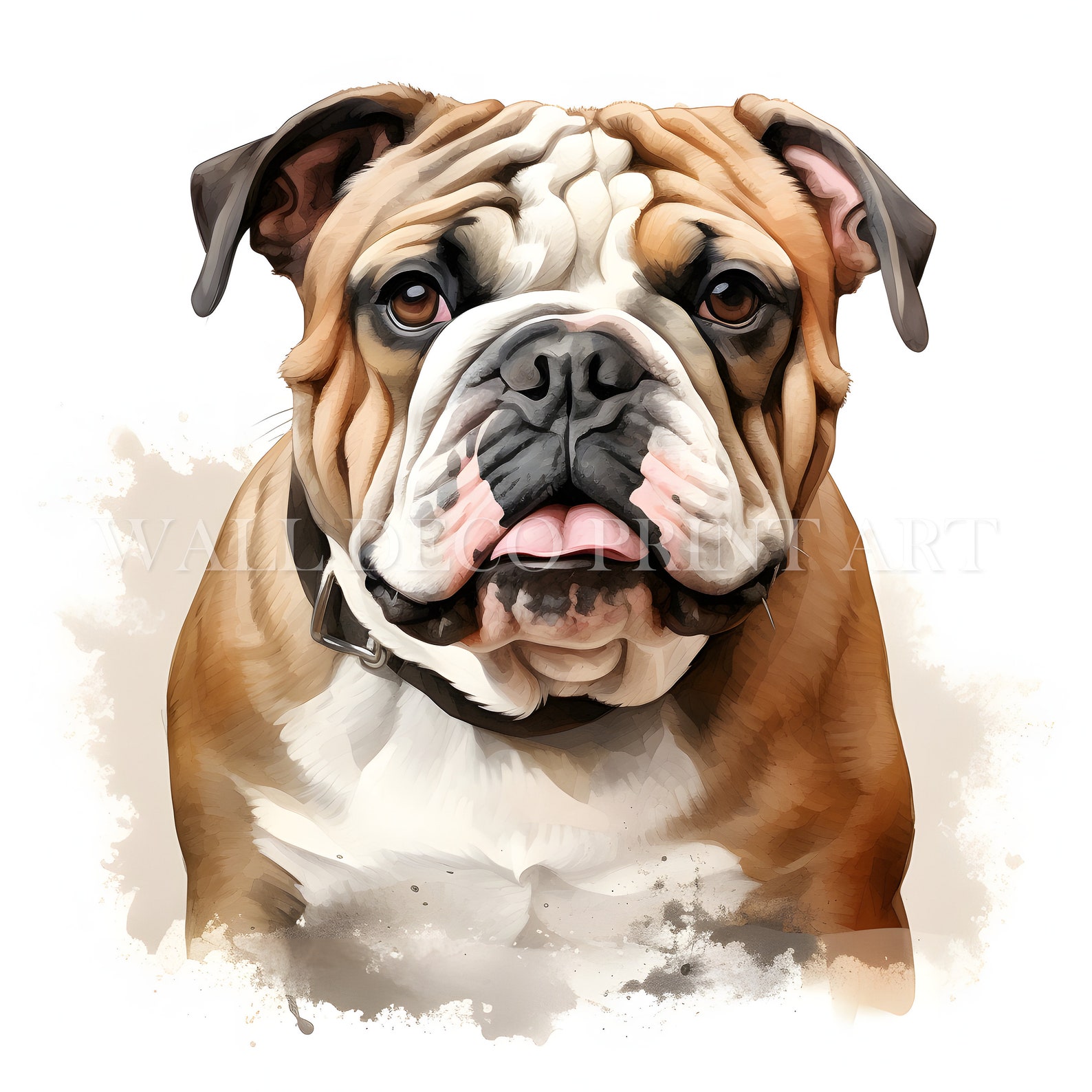 Cute Bulldog Puppy Clipart Bundle 10 High Quality Jpgs Digital ...