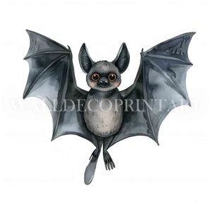 10 Cute Bat Clipart Bundle - High Quality Jpgs - Digital Downloads ...