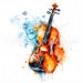 10 Modern Violin Clipart Bundle - High Quality Images - Digital ...