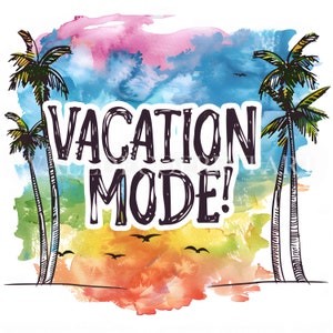 10 VACATION MODE Clipart Bundle - High Quality Jpgs - Digital Download ...