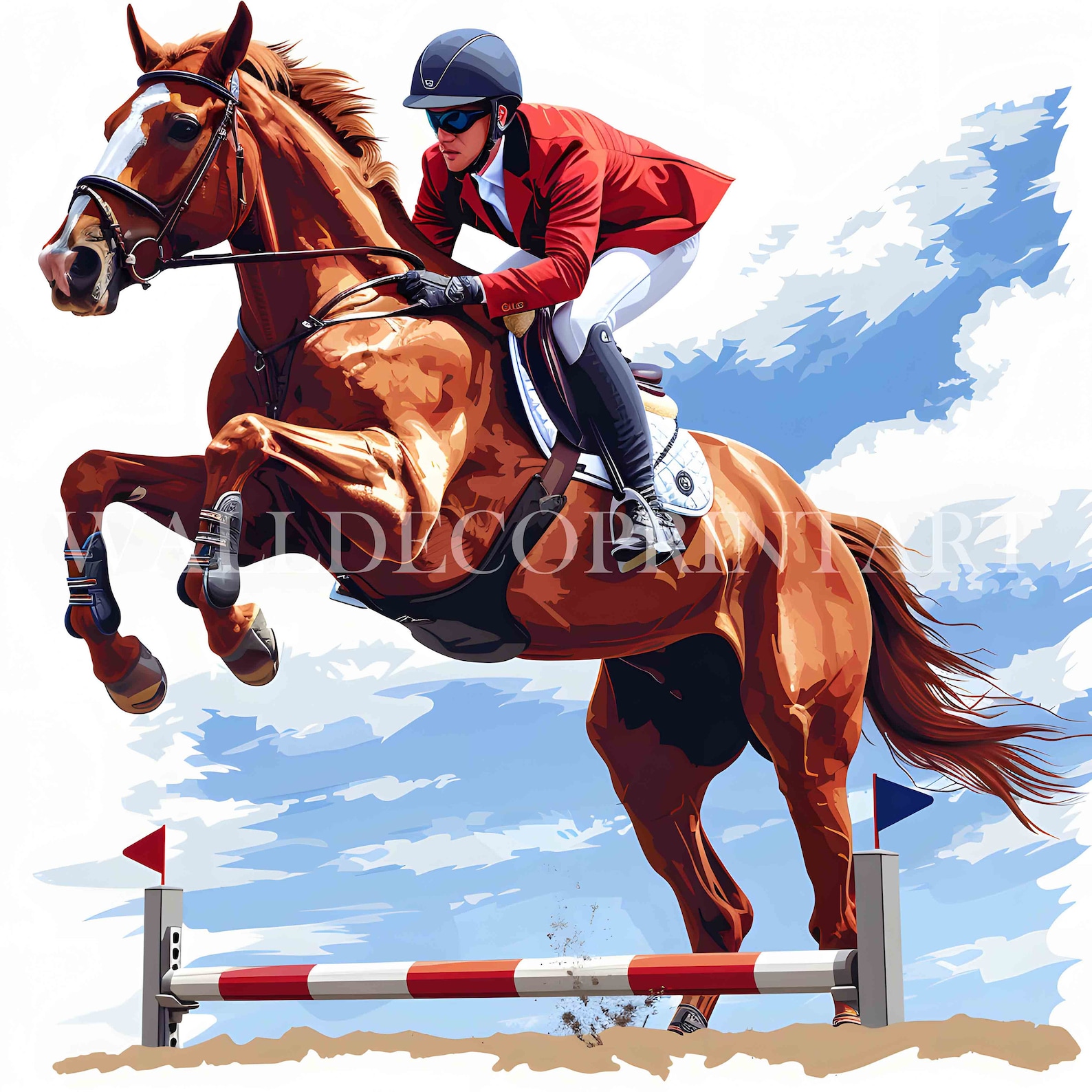 11 Horse Riding Jockey Clipart Bundle - High Quality Jpgs - Digital ...