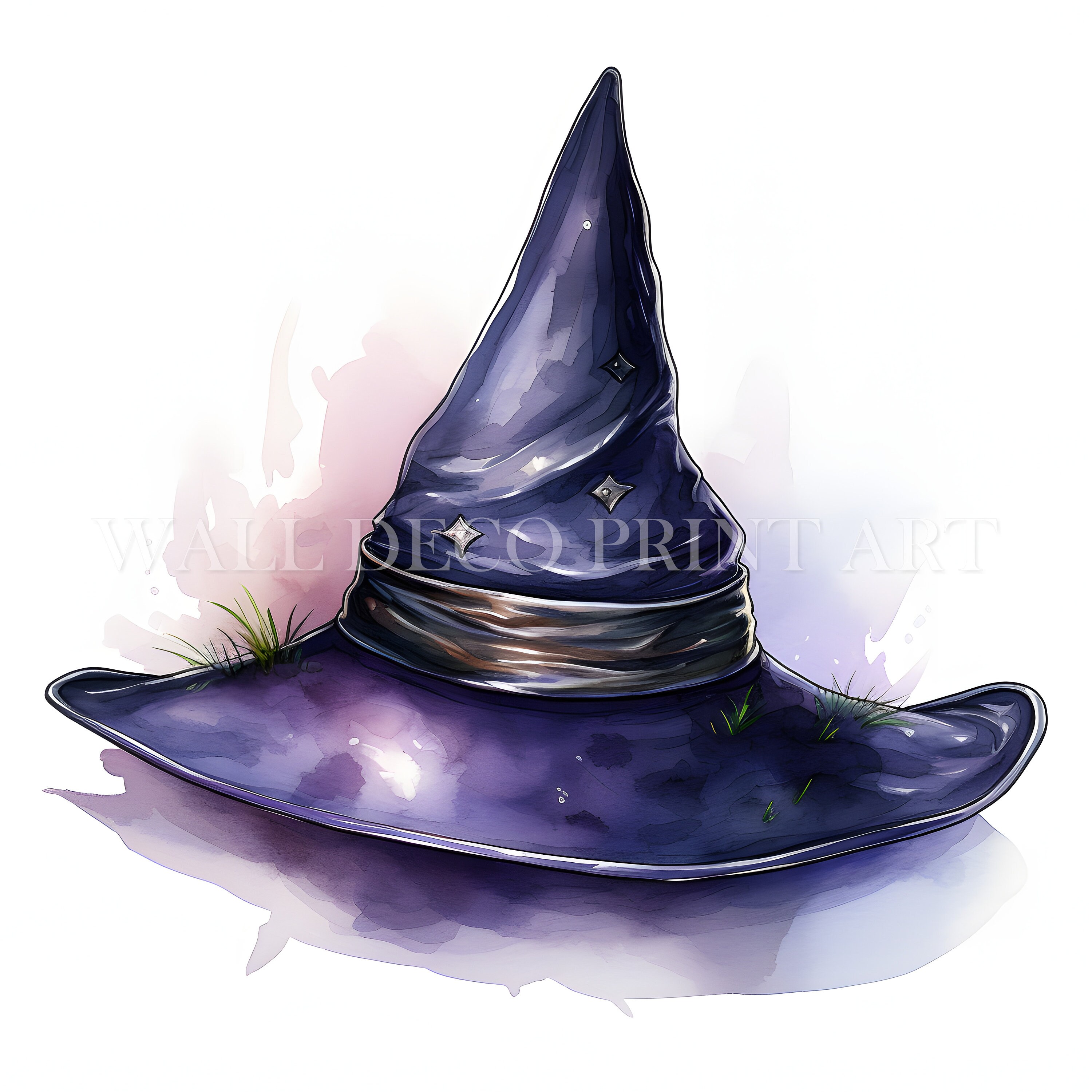 Beautiful Witch Hat Clipart Bundle 10 High Quality Jpgs - Etsy
