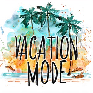 10 VACATION MODE Clipart Bundle - High Quality Jpgs - Digital Download ...