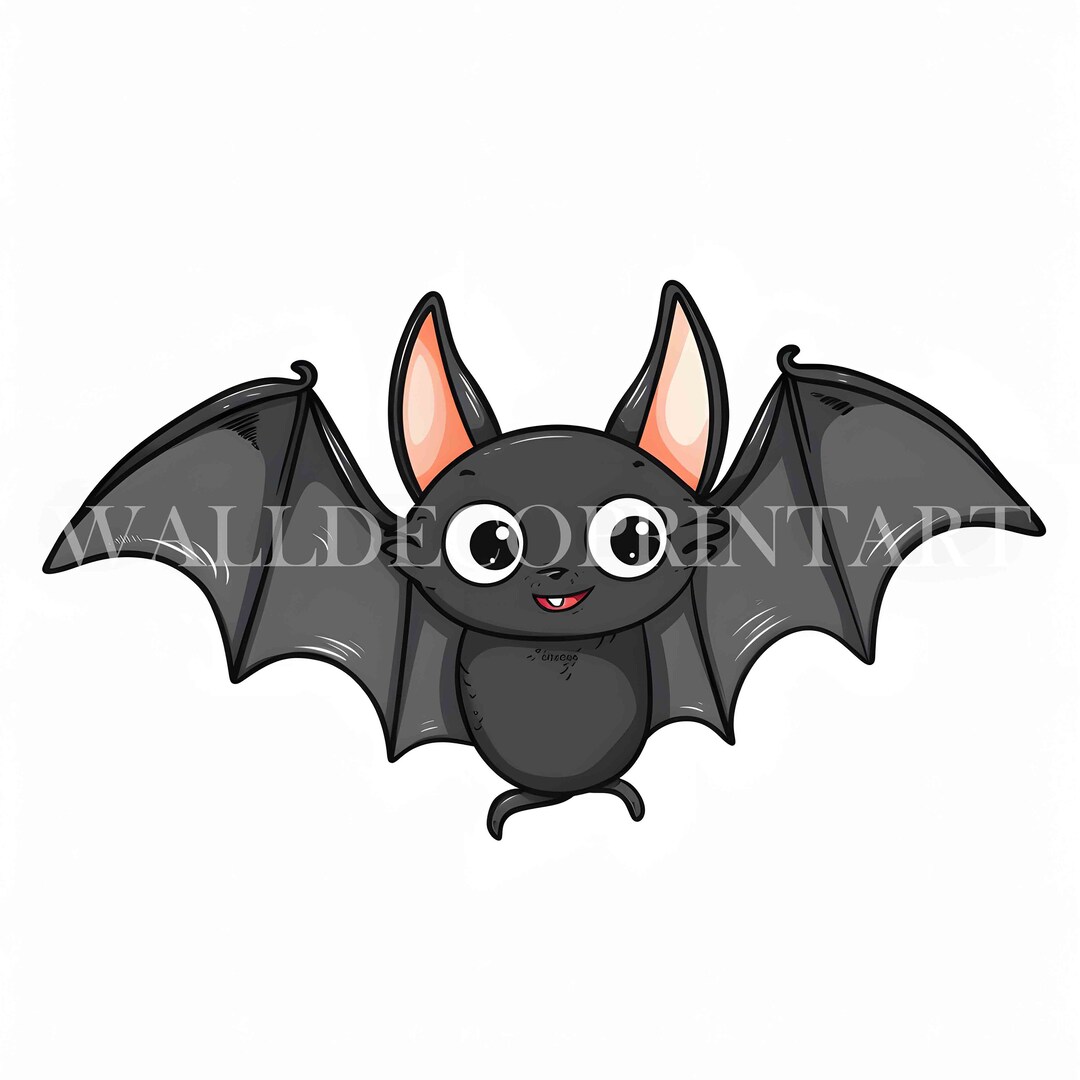 10 Cute Bat Clipart Bundle - High Quality Jpgs - Digital Downloads ...