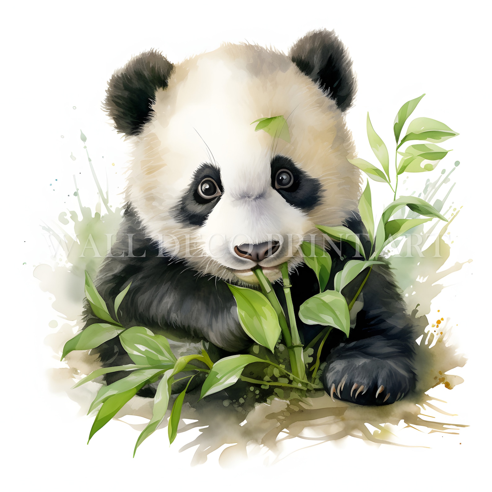 Baby Panda Clipart Bundle - 10 High Quality JPG - Digital Downloads ...