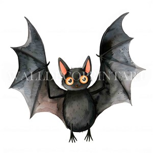 10 Cute Bat Clipart Bundle - High Quality Jpgs - Digital Downloads ...