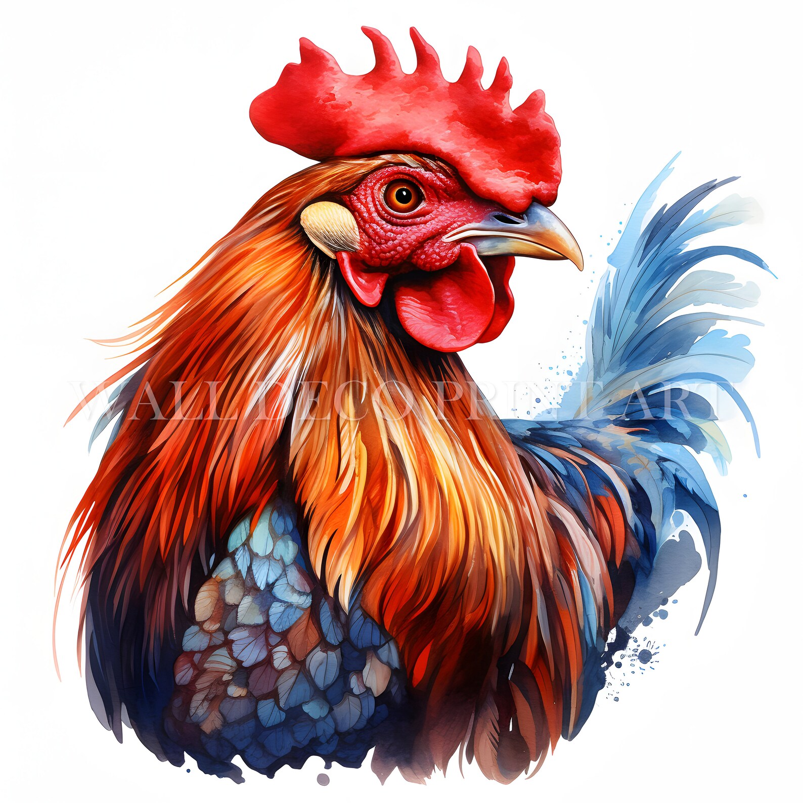 Beautiful COCKEREL Clipart Bundle 10 High Quality Jpgs - Etsy