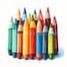 Colorful Crayons Clipart - 9 High Quality Jpgs - Digital Downloads ...
