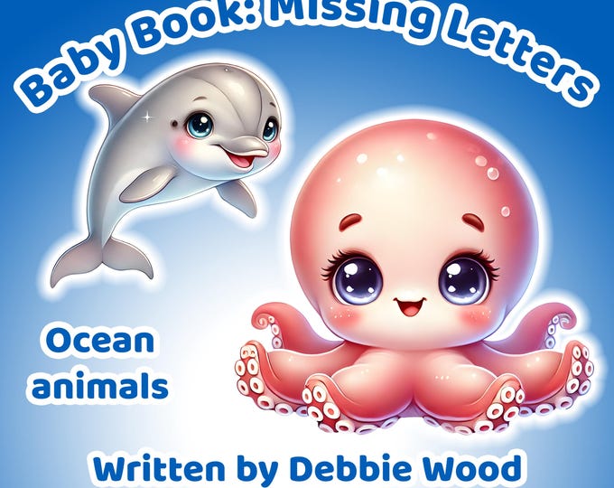 Debbie Baby Book Missing Letters Ocean Animals 18 High Quality JPG ...