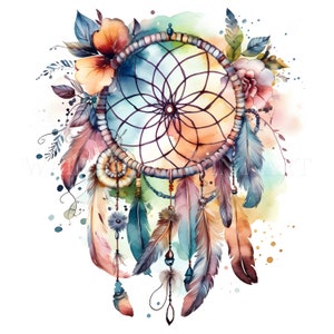 Dream Catcher Clipart Bundle - 12 High Quality Jpgs - Digital Downloads ...
