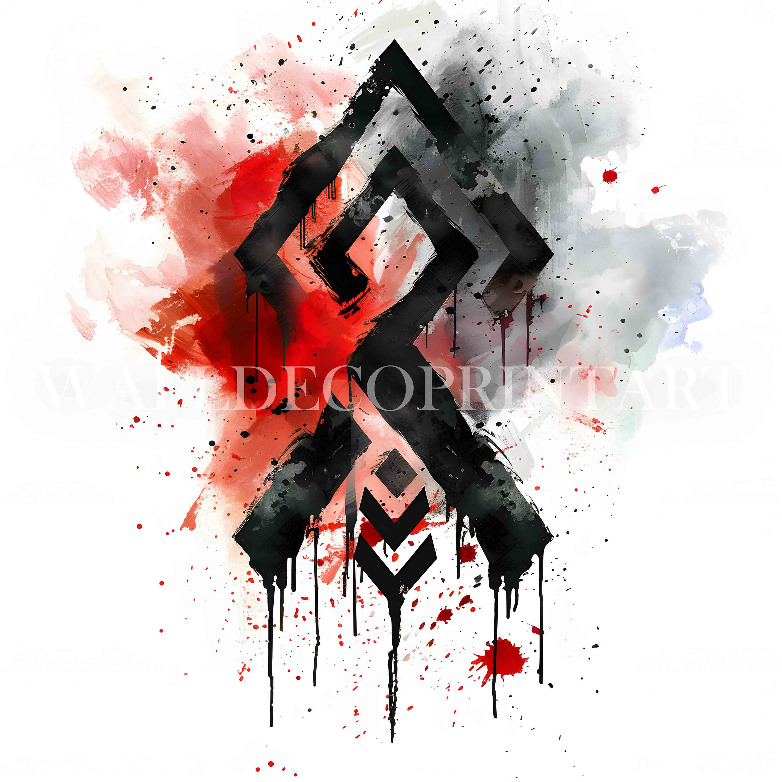 20 Viking Rune Designs Clipart Bundle - High Quality Jpgs - Digital ...