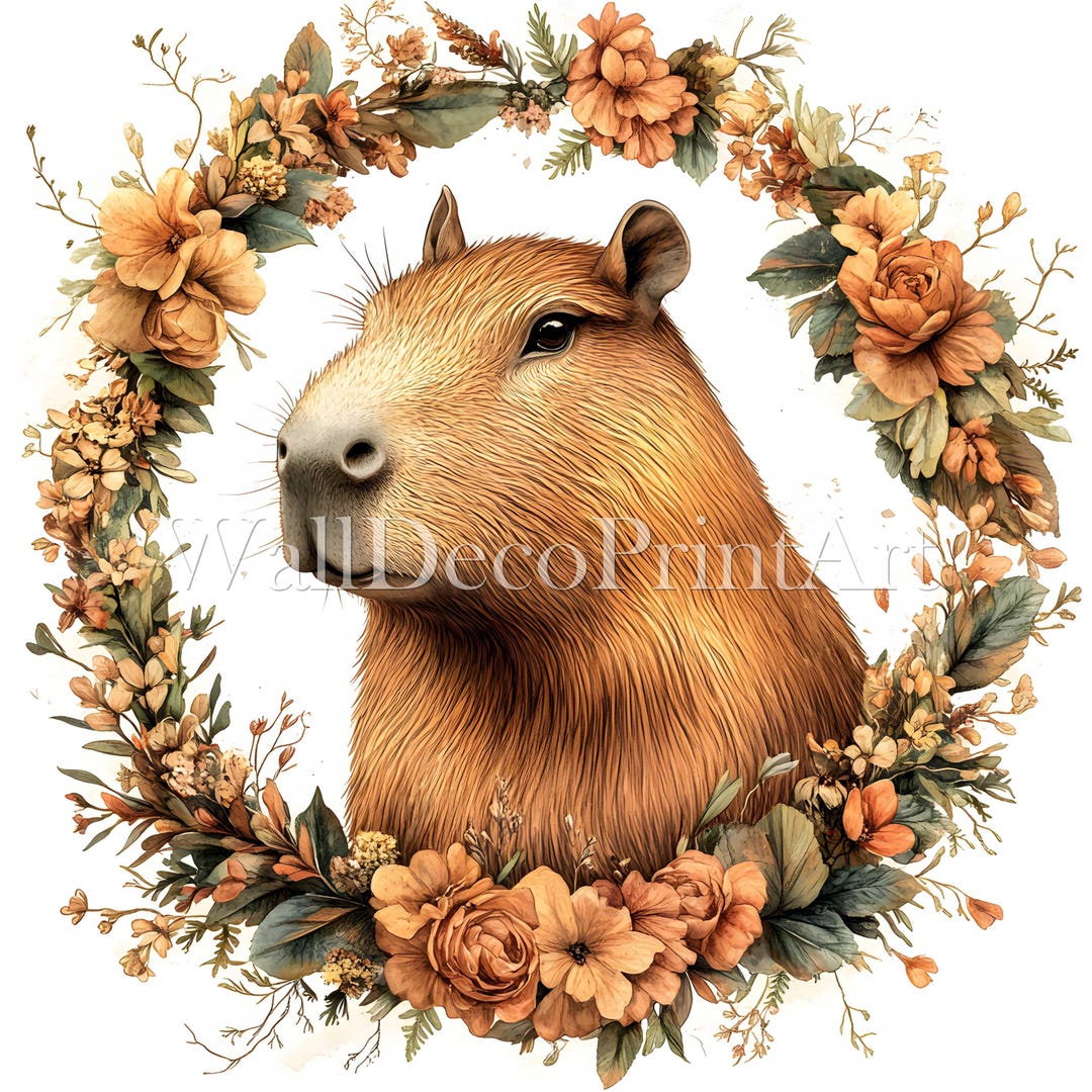 Cute Capybara Clipart Bundle - 9 High Quality JPG - Digital Download ...