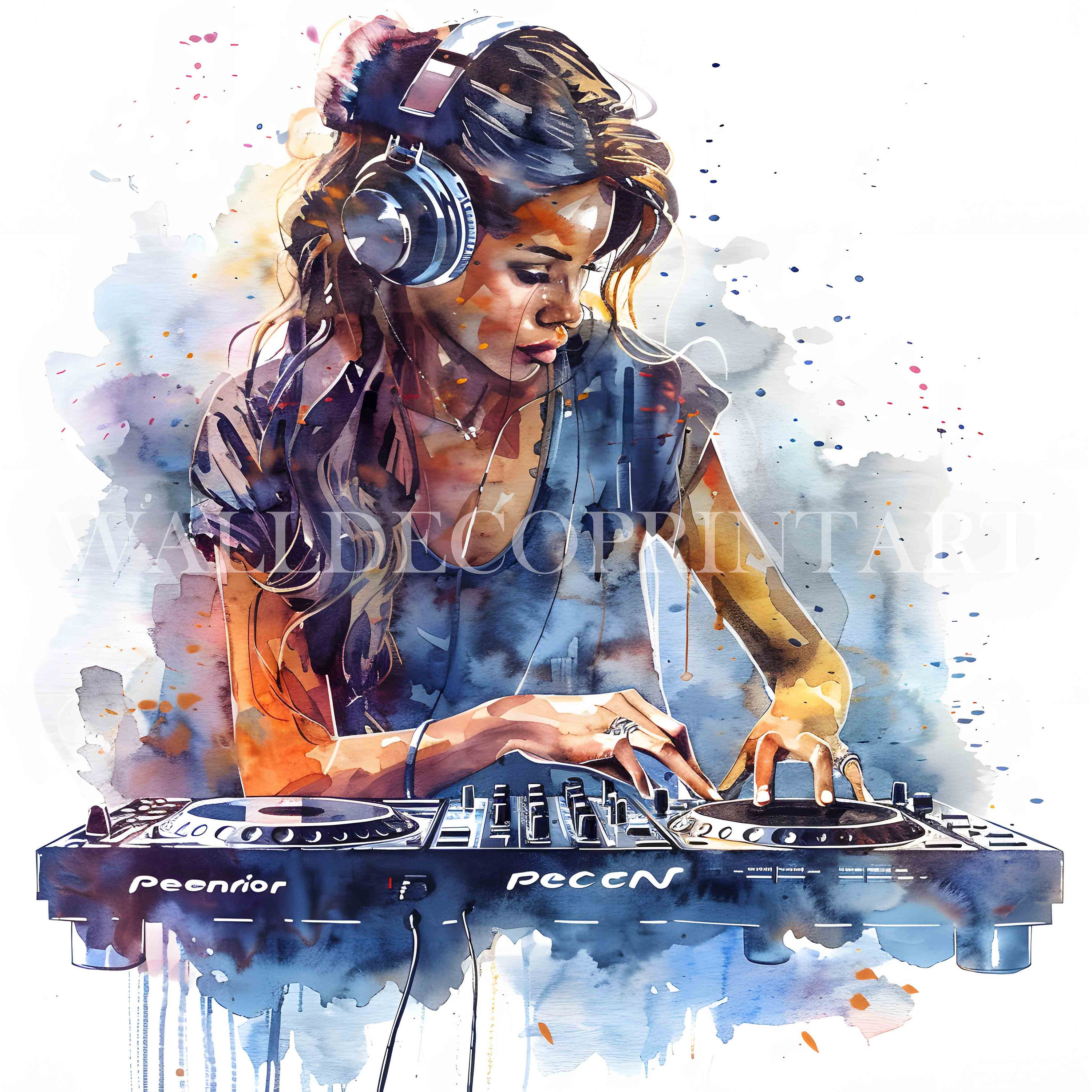 12 Jamming DJ Clipart - PNG Transparent High Quality - Digital Download ...