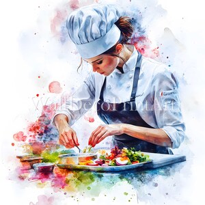 11 Woman Chef Clipart Bundle - High Quality Images - Digital Download ...