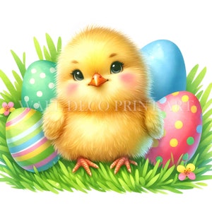 Cute Easter Animals Clipart Bundle - SET 2 - 10 High Quality JPG ...