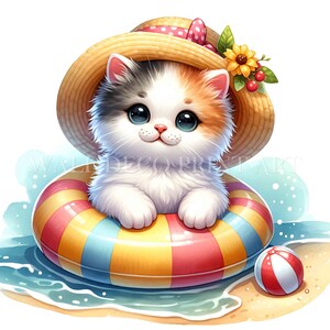 SUMMER ANIMALS SET 2 Clipart Bundle - 10 High Quality Jpgs - Digital ...