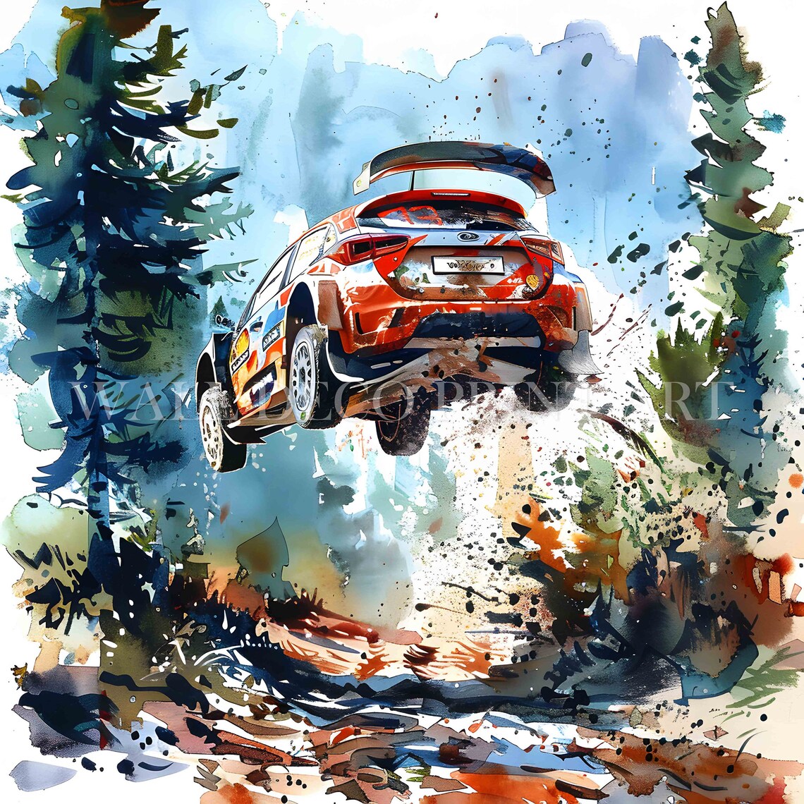 Rally Cross Car Clipart Bundle - 16 High Quality Jpgs - Digital ...
