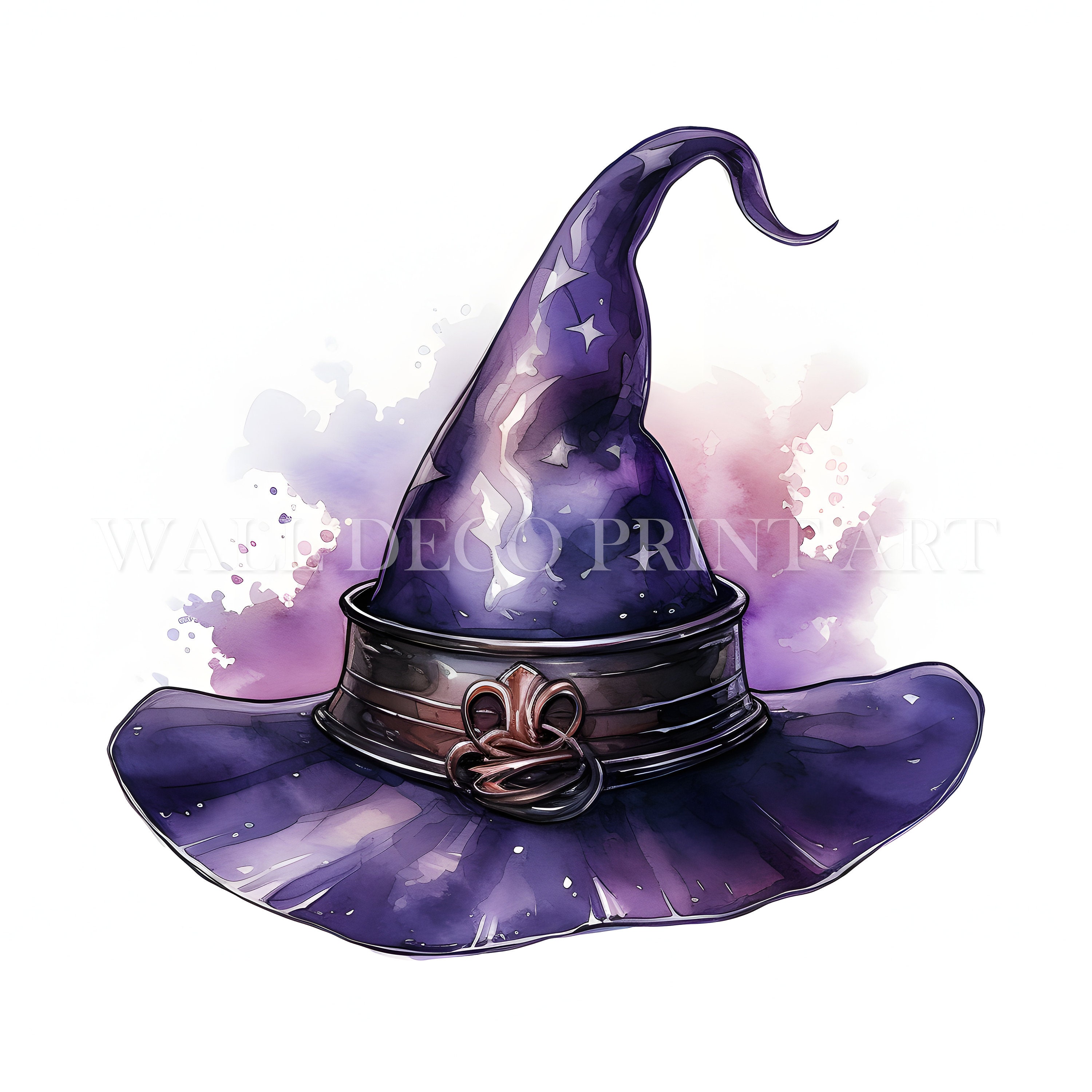 Beautiful Witch Hat Clipart Bundle 10 High Quality Jpgs - Etsy